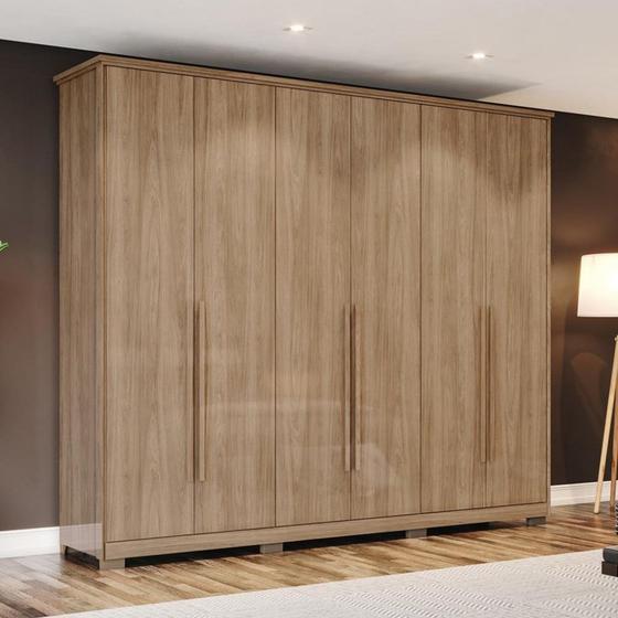 Guarda Roupa Casal 6 Portas 6 Gavetas Verona Henn - Guarda-Roupa ...