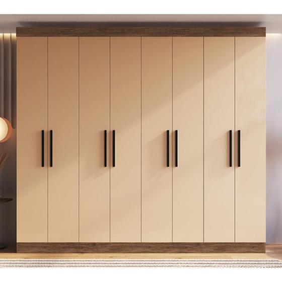 Guarda-Roupa Casal 8 Portas 4 Gavetas Doripel California - Guarda-Roupa ...