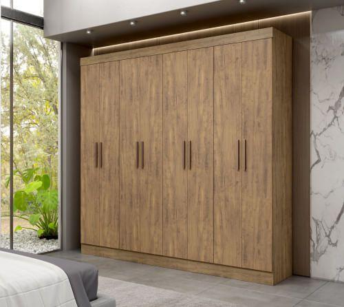 Guarda Roupa Casal 8 Portas E 4 Gavetas - Linhares - Maxel Moveis ...