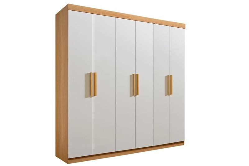 Guarda Roupa Casal Colibri 6 Portas 6 Gavetas com pés - D Doro - D ...