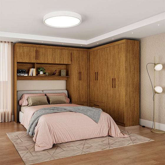 Guarda-Roupa Casal Modulado Hercules 9 Portas 4 Gavetas - Carioca ...