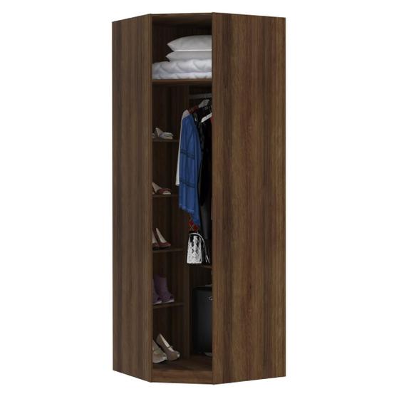 Guarda Roupa Closet Sem Porta Canto Diagonal 83,8cm Prime Plus ...