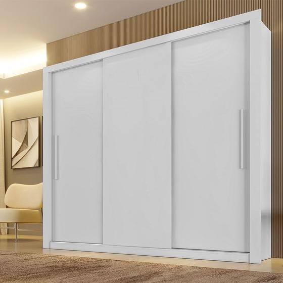 Guarda-Roupa de Casal com 03 Portas de Correr e 04 Gavetas Panamá ...