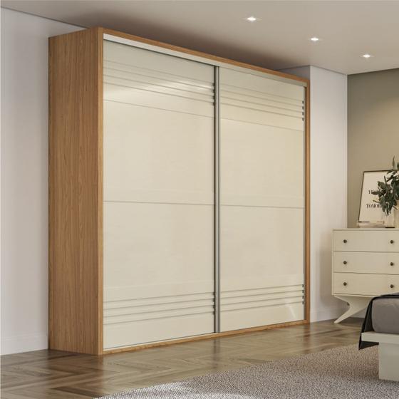 Guarda roupa de casal ripado 100% mdf Tw603 - DALLACOSTA - Guarda-Roupa ...