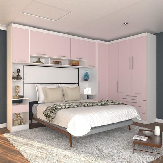 Guarda Roupa Dormitório Modulado Alpes Casal 1,38 m Canto - Roupeiro ...