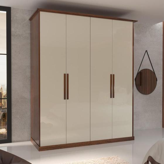 Guarda-Roupa ECO 12 100% MDF 4 Portas 2 Gavetas Bom Pastor - Guarda ...
