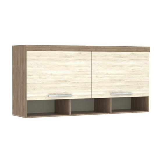 Guarda Roupa Maleiro Aéreo Casal Queen 1,58 m Ponte - Módulo Dormitório ...