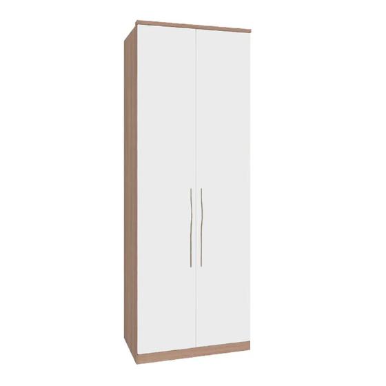 Guarda Roupa Modulo 2 Portas e 3 Gavetas 245cm Setiba Plus Carvalho ...