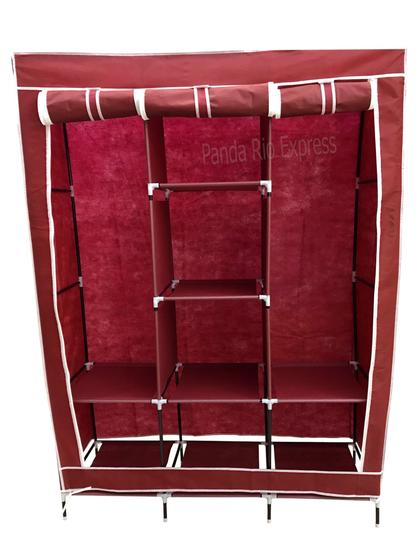 Guarda Roupa Portátil Dobrável Organizador De Roupas Multiuso Tecido ...