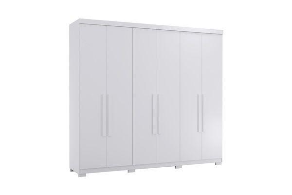 guarda roupa roupeiro 6 portas monarca - branco - ROBEL - Guarda-Roupa / Roupeiro - Magazine Luiza