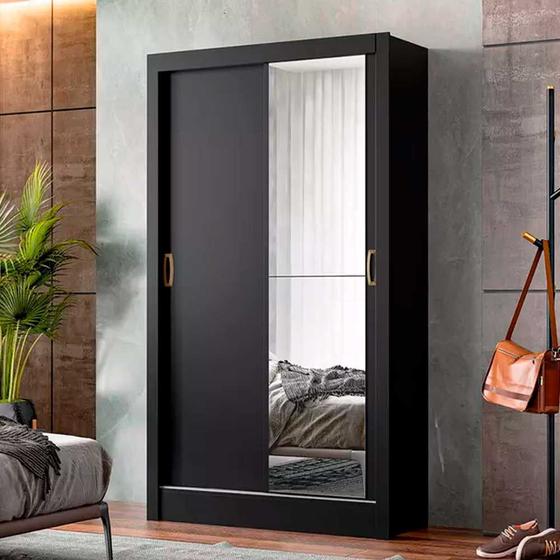 Guarda Roupa Solteiro 2 Portas Correr em MDP Las Vegas Moveis Gazin ...