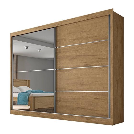 Guarda-Roupa Verona Plus MDF 2 Portas 4 Gavetas Mademarcs - Guarda ...