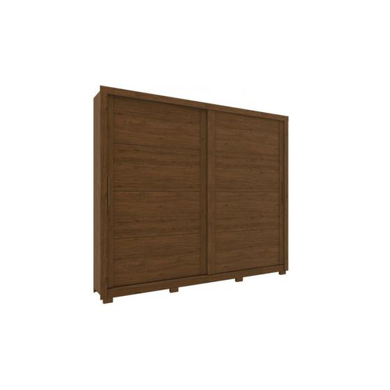 Guarda Roupas 2 Portas de Correr e 4 Gavetas Palace Castanho - Henn ...