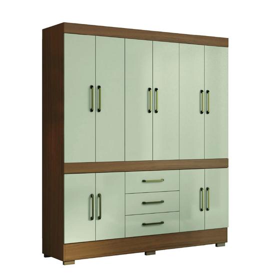 Guarda Roupas Casal 10 Portas 3 Gavetas Mônaco Aramóveis - Guarda-Roupa ...