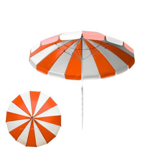 Guarda sol gigante articulado ombrelone 2,5m grande praia jardim kit ...