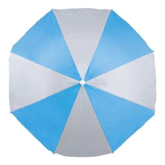 Guarda Sol Mor 1,80m Azul Claro e Cinza Ref.3732 - Guarda-sol ...