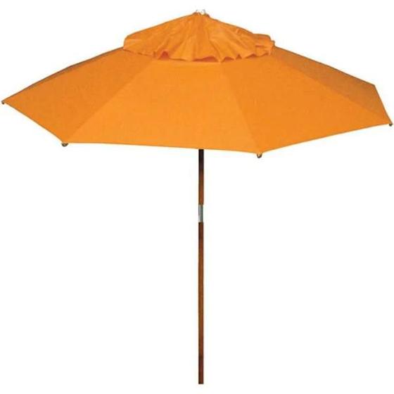 Guarda Sol Ombrelone Redondo 2,40m Sem Abas - Laranja - Botafogo ...