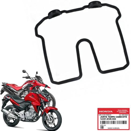 Guarnicao tampa valvula ( cabecote ) cb 300 / xre 300 - original ...