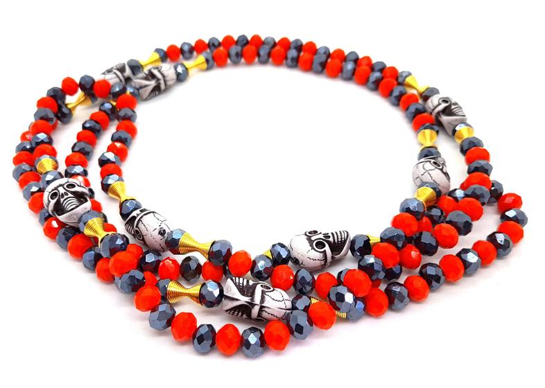 Guia Brajá Exu Caveira Exu das Almas 60 cm Umbanda - Flash - Guia ...