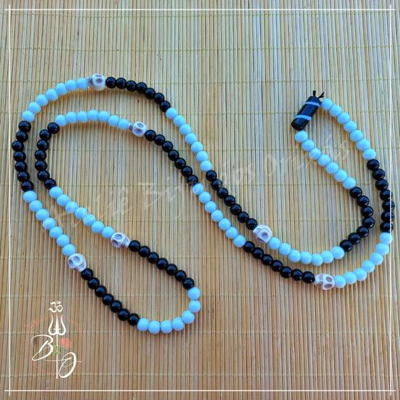 Guia de Exu Preto e Branco Umbanda e Candomblé (Caveira, João Caveira ...