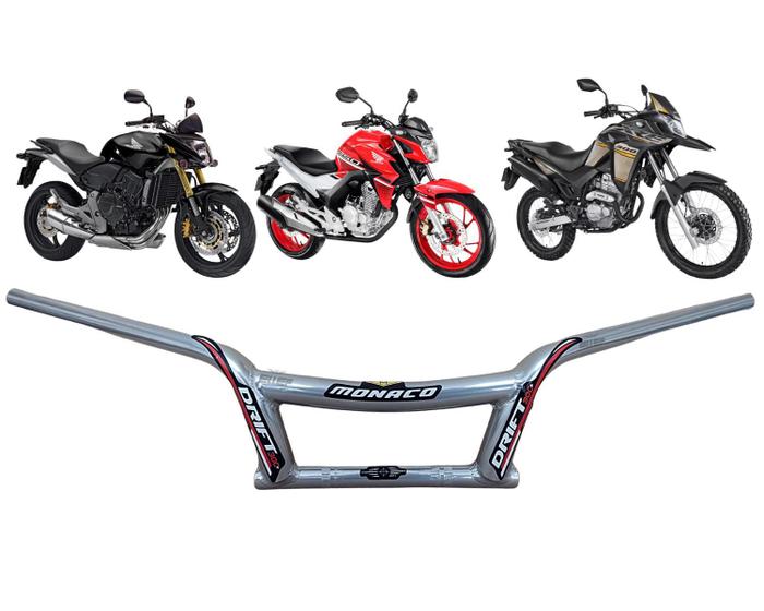 Guidom Original Monaco cromado honda xre twister Drift 300 - Guidão ...