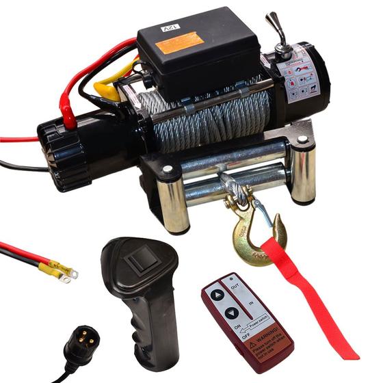 Guincho Elétrico 12V 20000LBS/9070Kgs com Cabo de Aço GE9070-1 ACM ...