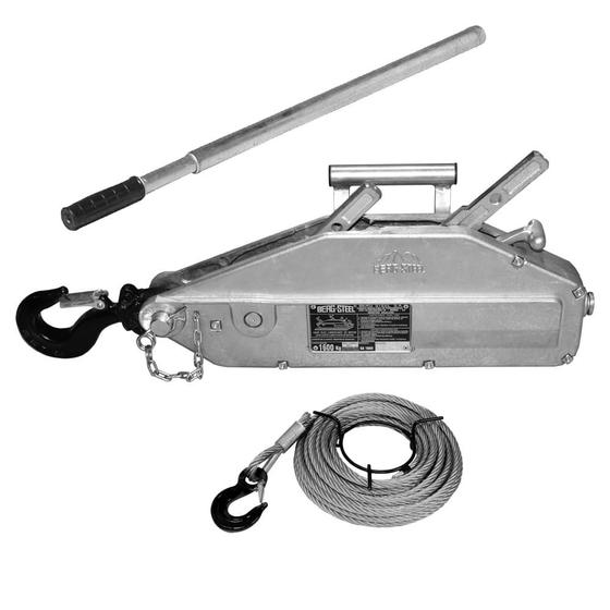 Guincho Mecânico 1,6Ton x 30M Tirfor GA-1600 BERG STEEL - Guincho ...