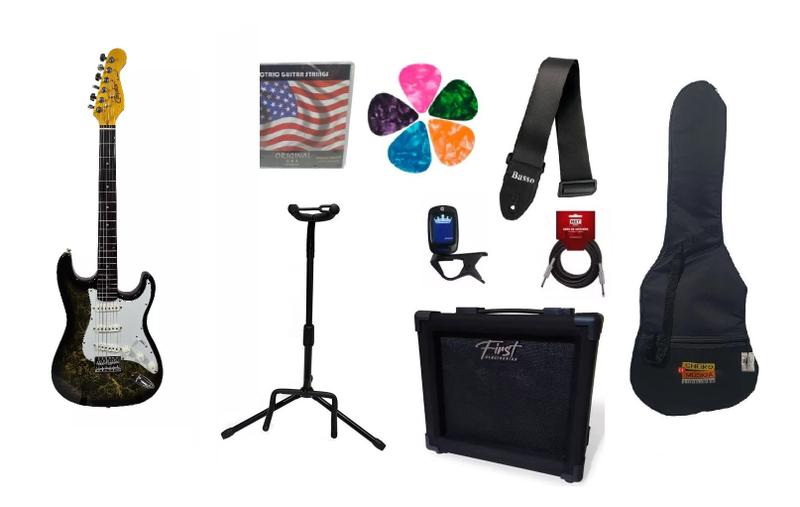 Guitarra Condor RX20S MBD Strato Basic Line Completo Kit Mãe - Guitarra - Magazine Luiza