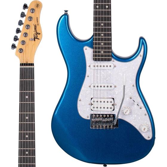 Guitarra Strato Tagima TG520 Metallic Blue Escala Escura - Guitarra ...