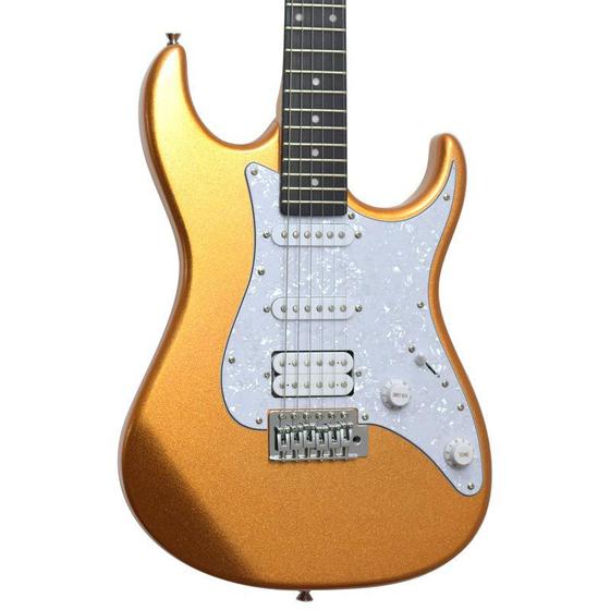 Guitarra Tagima TG-520 TW Series Stratocaster Metallic Gold Yellow ...
