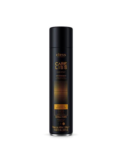 Hair Spray Cless Care Liss 400ml Fixação Extra Forte e Proteção ...