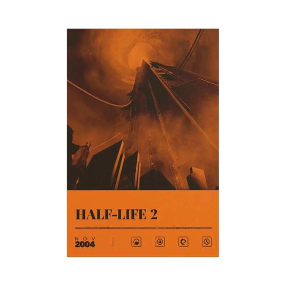 Half Life 2 Game Sign Combine Elite Poster Impressão Arte De Parede ...