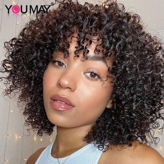 Halfiwig peruca wig castanho preta marsala ruiva afro cacheada premium ...