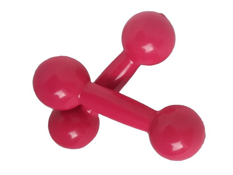 Halteres Emborrachado Peso 3Kg Rosa. - Exercise Sports - Halteres ...