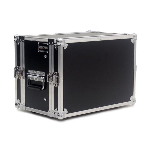 Hard Case Rack Mesa Soundcraft Mixer Ui24R + 3U - Somcase - Mesa de Som ...