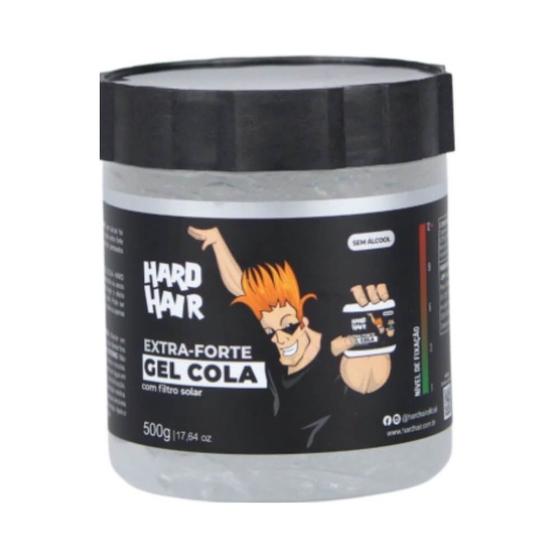 Hard Hair Gel Cola Incolor 500g - Gel de Cabelo - Magazine Luiza