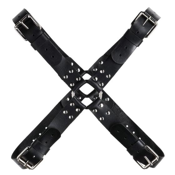 Harness Masculino Arreio Couro Legítimo Peitoral Ajustável Male ...