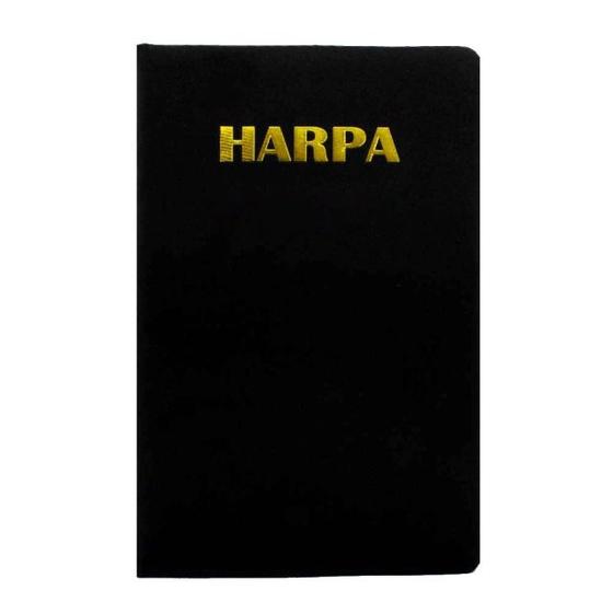 Harpa Cristã Letra Gigante Capa Almofadada Luxo Preta - ebenezer ...