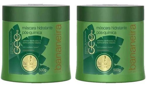 Haskell 2 Máscaras De Bananeira Hidratante Pós-química 500g - Máscara Capilar - Magazine Luiza