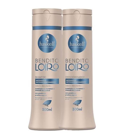 Haskell Bendito Loiro Duo 300ml - Kit de Tratamento para Cabelos - Magazine Luiza