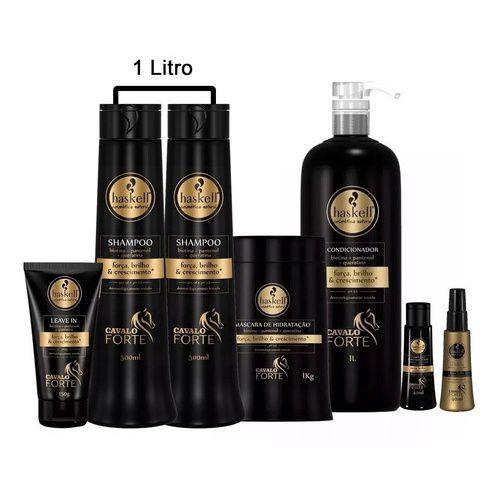 Haskell Cavalo Forte Kit Completo 1 Litro 6 Itens Lançamento - Kit de ...