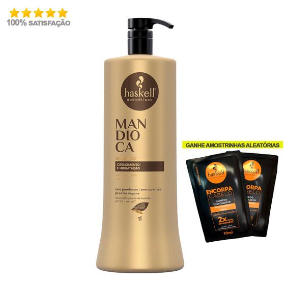 Haskell Mandioca - Shampoo 1 Litro - Shampoo - Magazine Luiza