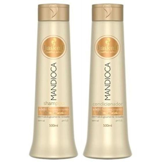 Haskell Mandioca Shampoo + Condicionador 500ml - Kit Shampoo e Condicionador - Magazine Luiza