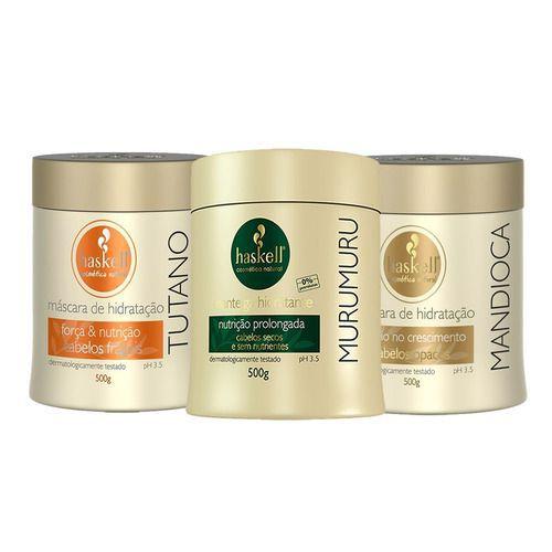 Haskell Máscaras Mandioca Murumuru Tutano 500g - Máscara Capilar - Magazine Luiza