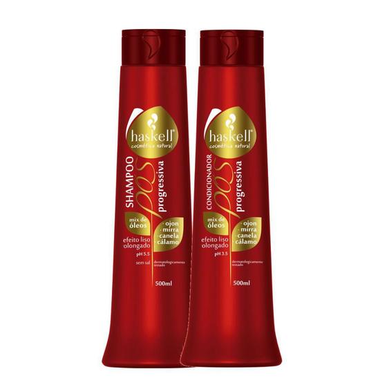 Haskell Pos Progressiva (Shampoo E Condicionador) 500Ml - Kit Shampoo e Condicionador - Magazine ...
