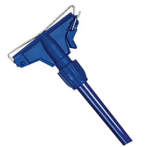 Haste Tipo Euro com Garra em Plástico cor Azul para Fixar Mop Úmido ...