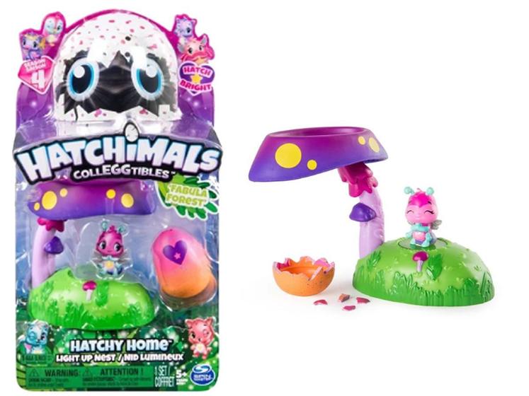 Hatchimals Colleggtibles - Hatchy Home - Casinhas Iluminadas - Spider ...