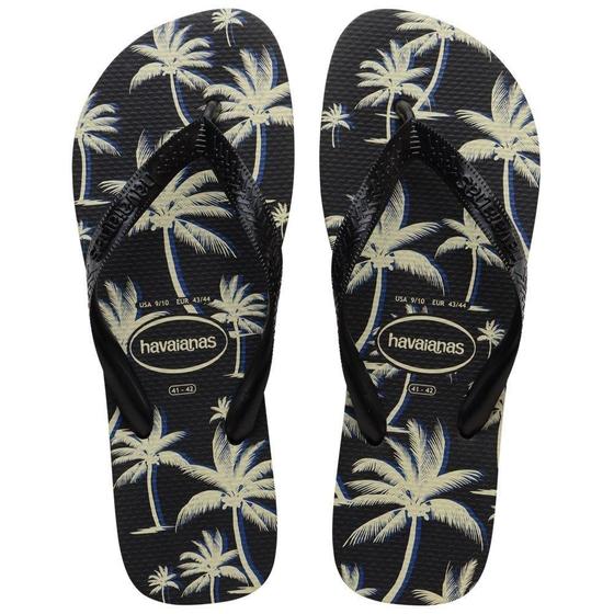 Havaianas Aloha Preto/Branco - Chinelo Masculino - Magazine Luiza