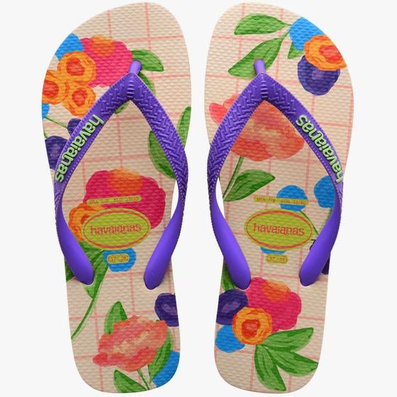 Havaianas Top Feminina Floral Fresh - Original - Chinelo Feminino - Magazine Luiza