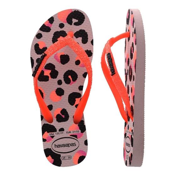 Havainas Kids Slim Glitter Rosa Peônia - Havaianas - Glitter e ...